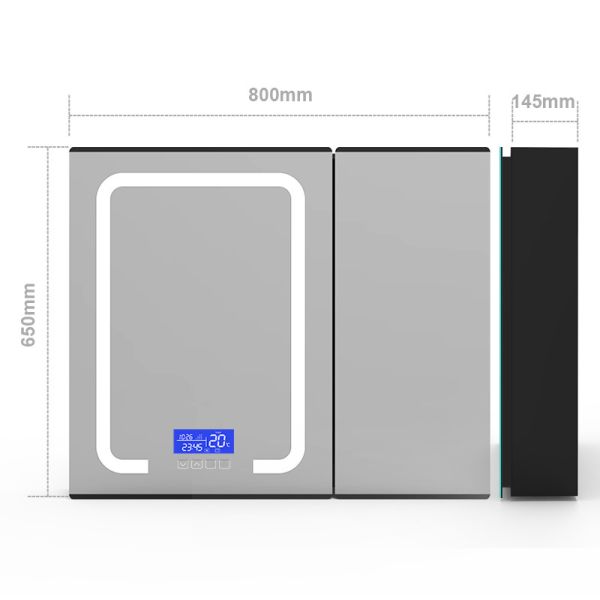 Quality Wall Mounted Smart Mirror Medicine Cabinet Modern Mirror Cabinet For Bathroom for sale