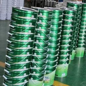 Quality Rust Resistance Adhesive Metal Paint Bucket With Removable Lid for sale