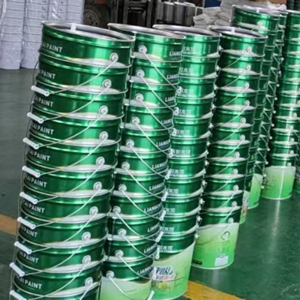 Quality Rust Resistance Adhesive Metal Paint Bucket With Removable Lid for sale
