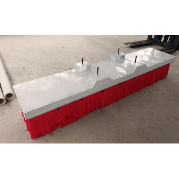 Quality Metal Support  1.5m Forklift Sweeper Attachment Brush for sale