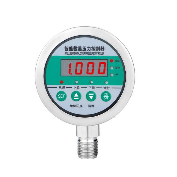 Quality 80mm All Stainless Steel Hydraulic Manometer Digital Switch Intelligent Pressure for sale