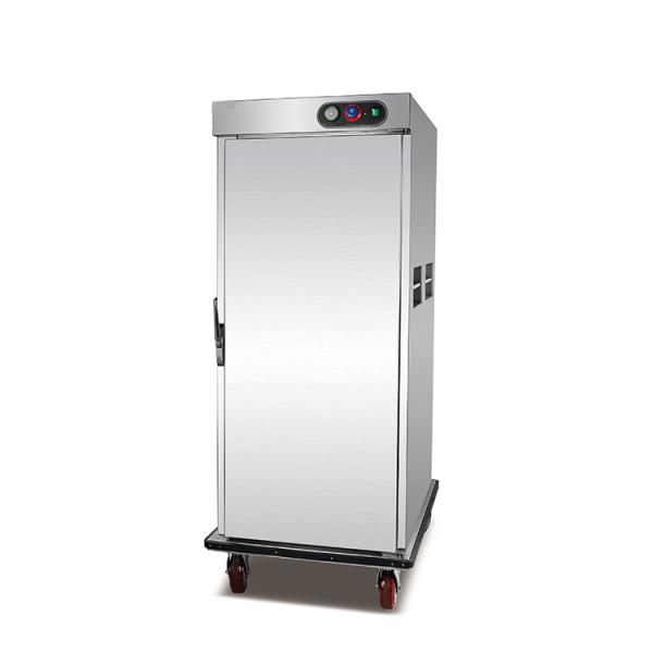 Quality Mobile Large Commercial Food Warmer Cabinet With Wheels Stainless Steel for sale