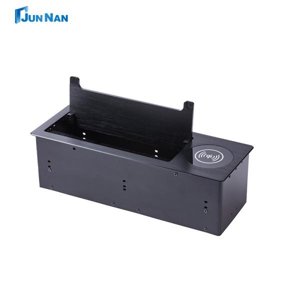 Quality Hidden Desk Wireless Charge Smart Office Furniture Tabletop Power Socket for sale