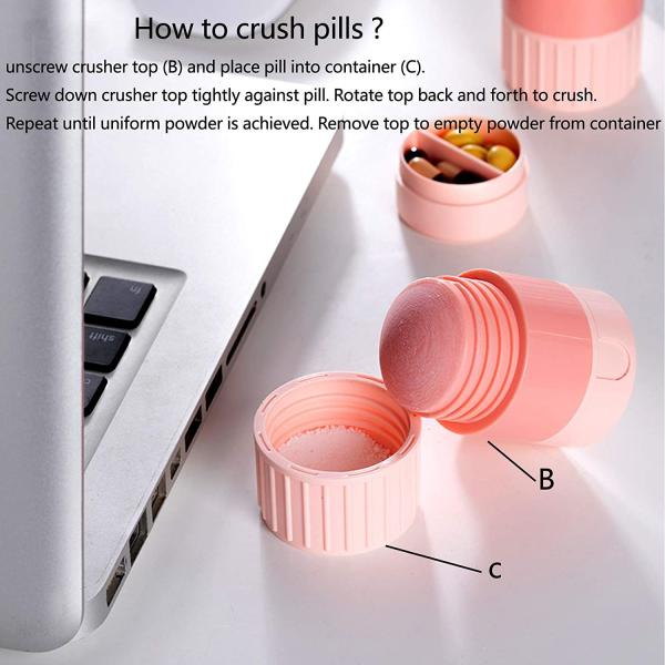 Quality Multiple Pill Tablet Cutter And Crusher Splitter Plastic Medicine Collection for sale