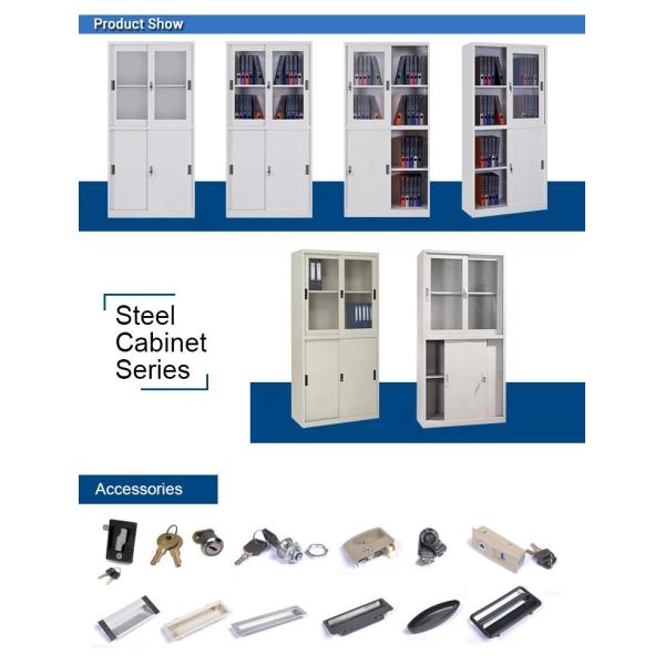 Quality 12mm Shelf Edge 0.4mm Plate Metal File Cabinet for sale