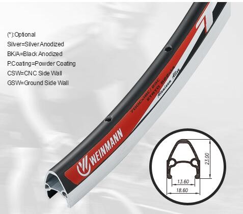 Quality WEINMANN ROAD BICYCLE TUBELESS RIM TR18 700X18C/23C for sale