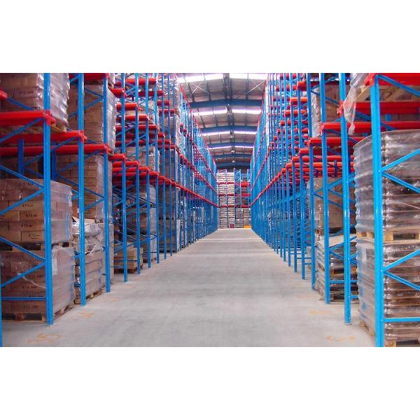 Quality 2-6 Levels Drive In Pallet Racking Heavy Duty Customized Size for sale