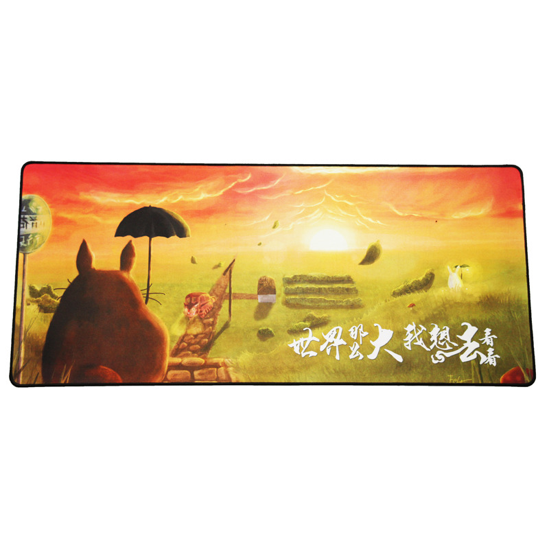Minglu GMP-021 Top popular Adventure Non-Slip Mouse Pad Rectangle Rubber game mouse pad game mat