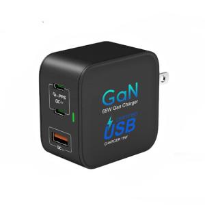 Quality 65w Gan Charger Type C PD Adapter With QC 4.0 3.0 Foldable US Plug for sale