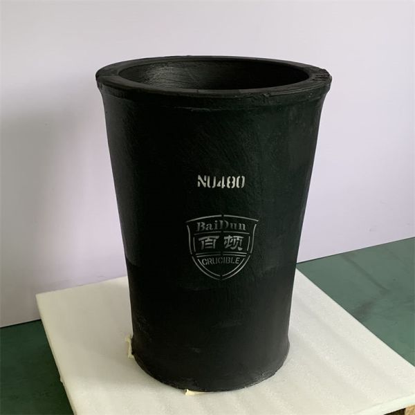 Quality High Pure Clay Graphite Crucible ,  Round Aluminum Smelting Crucible for sale