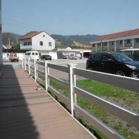 Quality Outdoor Vinyl Fence 1.5*2.5m White Color Plastic PVC Rail Fence for sale
