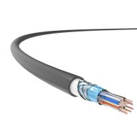 Quality Outdoor Tactical Cat6 Cable Bare Copper TPU Jacket 23AWG for sale