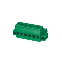 Quality 1*15P Screw Terminal Block Connector Pluggable Type 30-12AWG H18.2mm R/A With Screw for sale