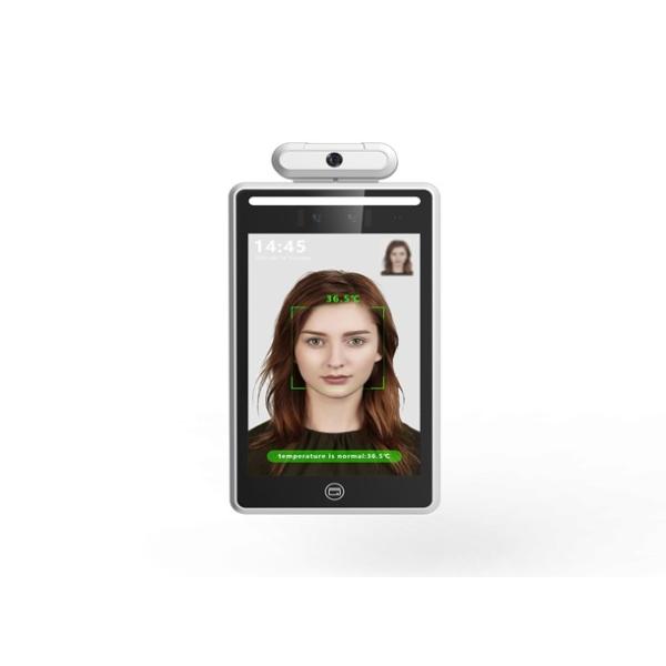 Quality 8 inch Face Recognition Terminal 0.5-1.5M With Temperature Measurement for sale