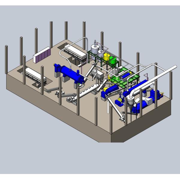 Quality Horse Meat Poultry Waste Rendering Plant / Poultry Slaughter Equipment for sale