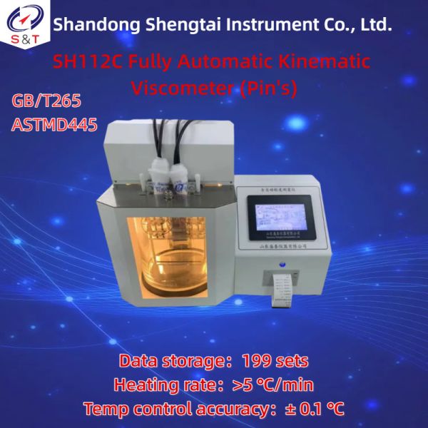 Quality Fully Automatic Pinker Motion Viscometer ASTM D445 Light Fuel Oil Rt+5 ℃ ～ 100.0 for sale