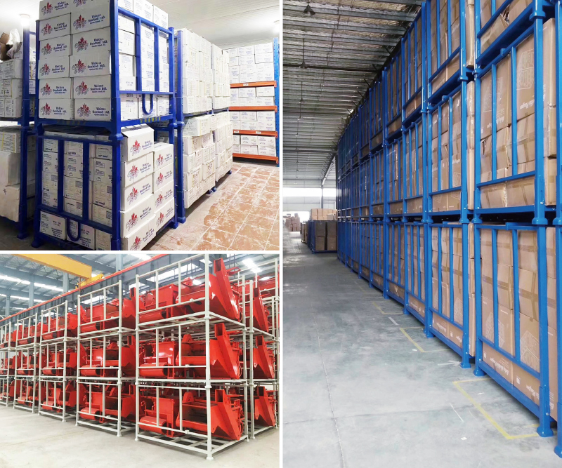 Folding Pallet Stacking Rack