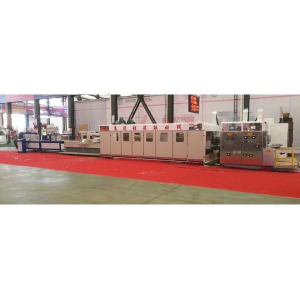 Quality Corrugated Carton Making 11mm Top Printing Printer Gluer Inline for sale