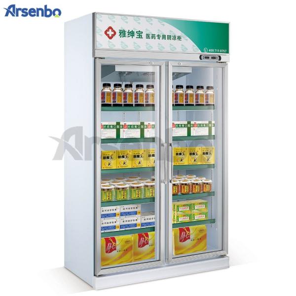 Quality SUS201 Commercial Supermarket Refrigerator 1600L Double Temperature for sale