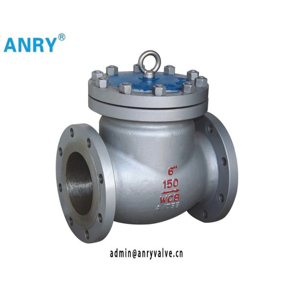 Quality RF WCB CF8 Carbon Steel Check Valve Trim No.8 Threaded Check Valve 150Lb~600Lb for sale