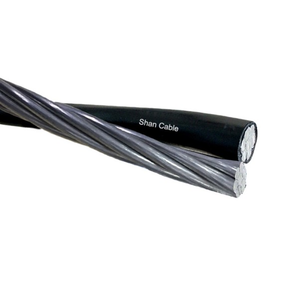 Quality Shenghua Power Cable Aerial Bundled Xlpe Insulation Cable , Aerial Power Cable With 1 Messenger Conductor for sale