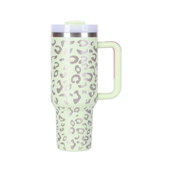 Quality Eco Friendly 40 Oz Stainless Steel Tumbler With Handle Insulated Simple Modern for sale