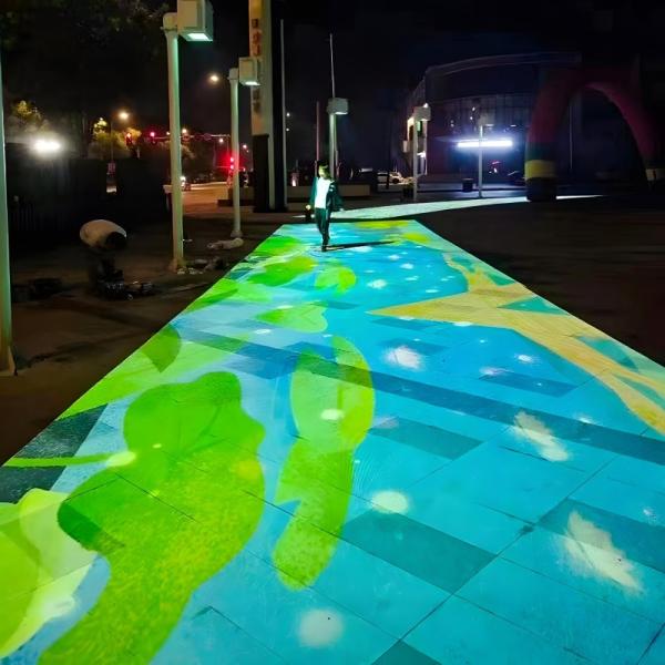 Quality Waterproof Floor Interactive Projection System 5000Lm For Outdoor for sale