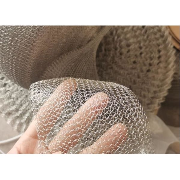 Quality Custom Stainless Steel Copper Knitted Wire Mesh Gas Liquid Filter for sale
