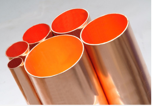 Quality Refrigeration Straight Copper Pipe 1mm Wall CE For Plumbing for sale
