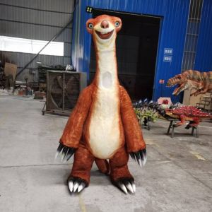 Quality Interactive Realistic Sid Cartoon Sloth Costume For Amusement Park for sale