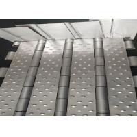 Quality Food Processing Oven 0.8mm SS201 Plate Conveyor Belt for sale