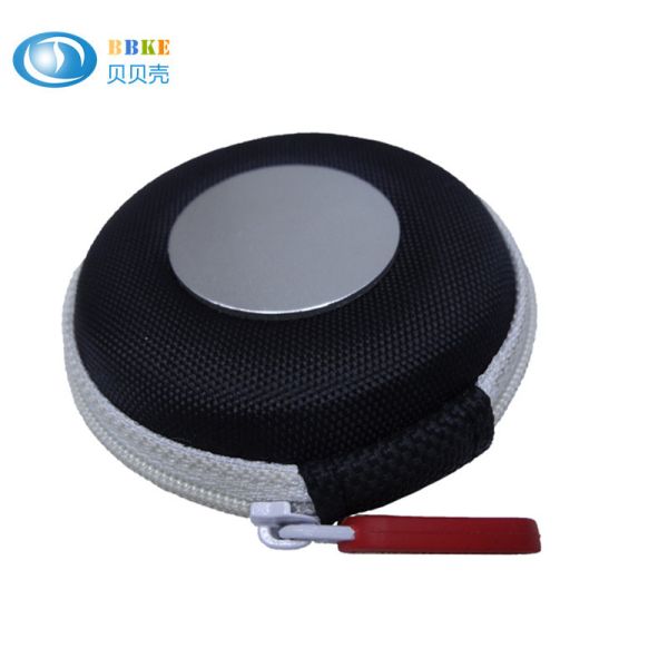 Quality Headphone Headside Hard Eva Case MP3 Earphone Pocket Storage Bag With Mesh Black for sale