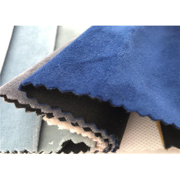 Quality Warp Knitted Holland Velvet Fabric Upholstery Sofa Cover 100% Polyester for sale