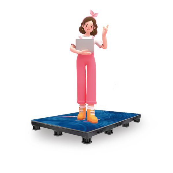 Quality Stage Waterproof LED Screen Floor Tiles DM-R PH3.9 Fixed Installation for sale