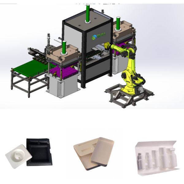 Quality Bagasse Sugarcane Disposable Plates Making Machine Pulp Molding Machine for sale