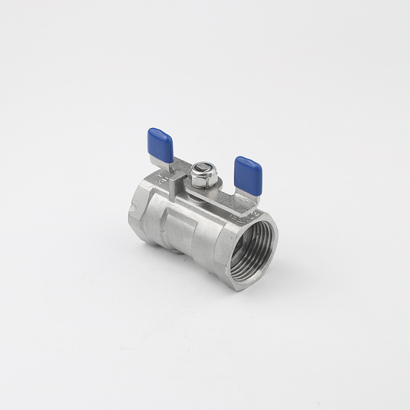1/2&quot; NPT 316 Stainless Steel 1PC Ball Valve Butterfly Handle 1000wog