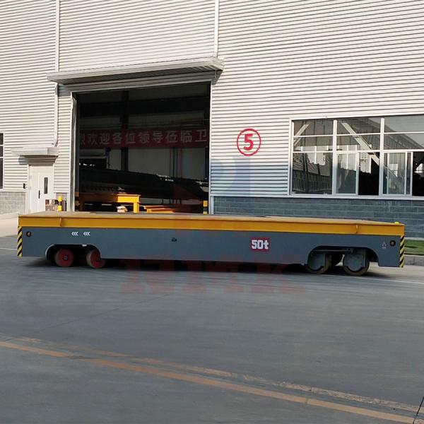 Quality 50 Tons Heavy Load Trackless Transfer Trolley Hydraulic Steering for sale