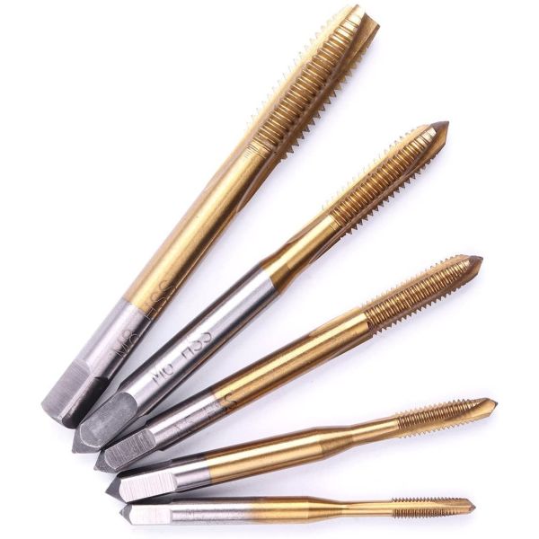 Quality HSS 6542 Spiral Point Taps M3-M8 Titanium Coated for sale