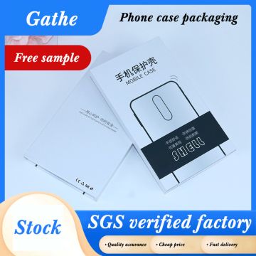 Quality Glossy Lamination Paperboard Mobile Case Packaging Box For Phone Cover for sale