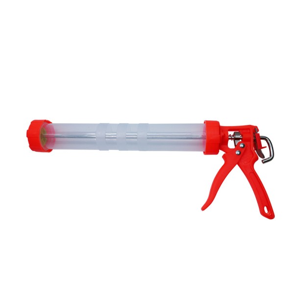 Quality MH Sealant Gun Green Color 600ml Construction Tool Sausage Caulking Gun ABS Sealant Cartridge Applicator with Nozzles for sale