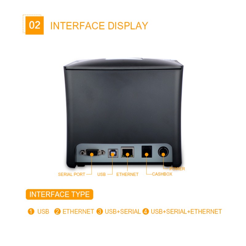 New Design RP331 Thermal Printer 250mm/s Android POS 80 Printer Thermal Driver Download Support ESC/POS/OPOS