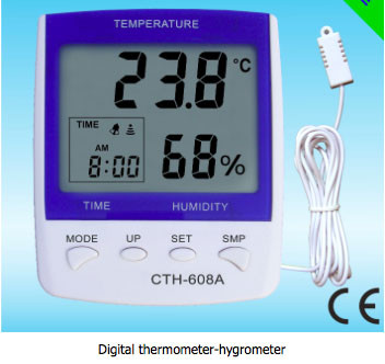 Quality 1.5V Indoor Temperature Humidity Meter for sale