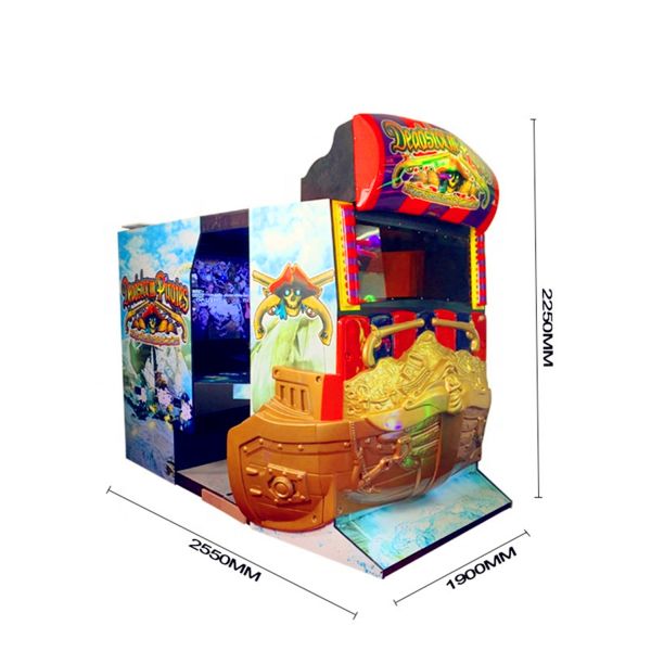 Quality Arcade video shooting games Dead Storm Pirate coin operated simulation game for sale
