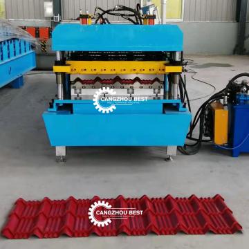 Quality Deep Rib Ppgi Roof Tile Forming Machine 380v 50hz for sale