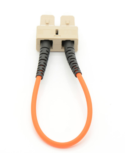 Quality SC Singlemode Fiber Loopback Plug 1000 Times Durability For Telecom Equipment for sale