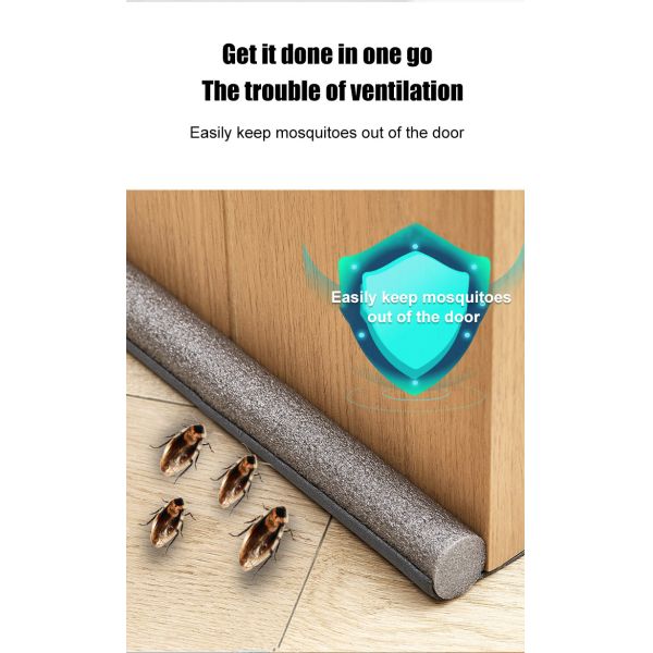 Quality EVA Waterproof Door Draft Stopper Double Sided Draught Excluder 93cm for sale