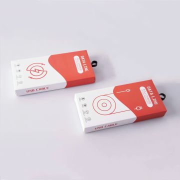 Quality Customized Electronics Products Box Usb Data Cable Packaging Boxes With Blister for sale