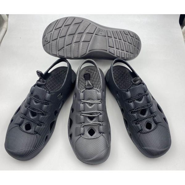 Quality Elastic Lace Up 40-45 Contoured Mens Clog Style Slippers for sale