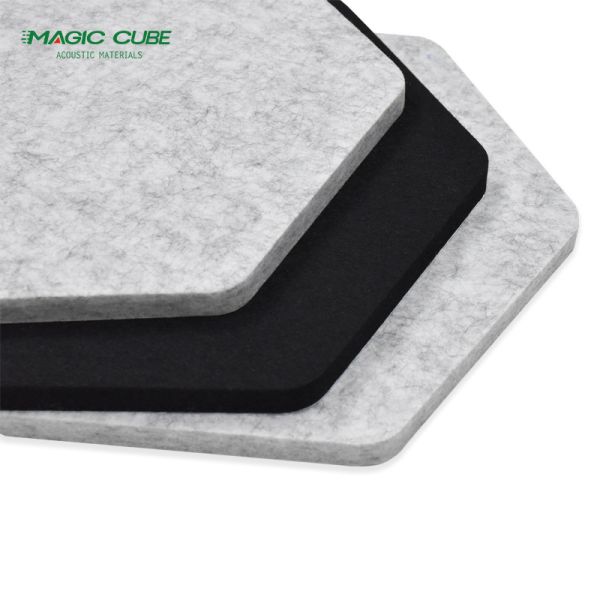 Quality Eco Friendly Polyester Fibre Acoustic Panel Flame Retardant For Multi Function for sale