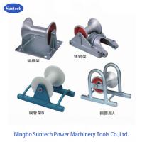 Quality Galvanized Aluminum Roller Underground Tools Straight Line Cable Roller for sale